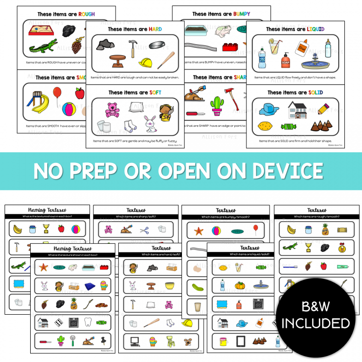 Basic Concepts Speech Therapy Bundle 2 NO PREP | Allison Fors, Inc.