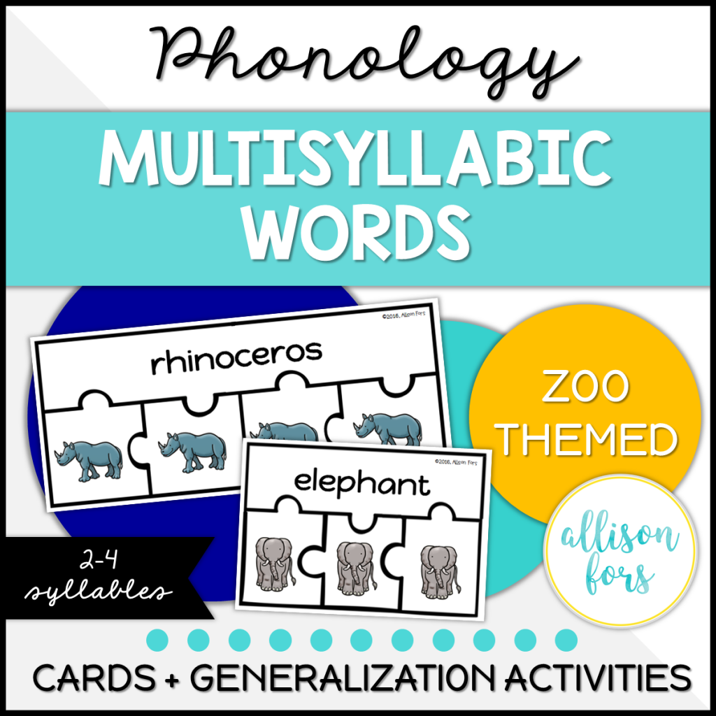 Articulation and Phonology Ideas for Speech Therapy
