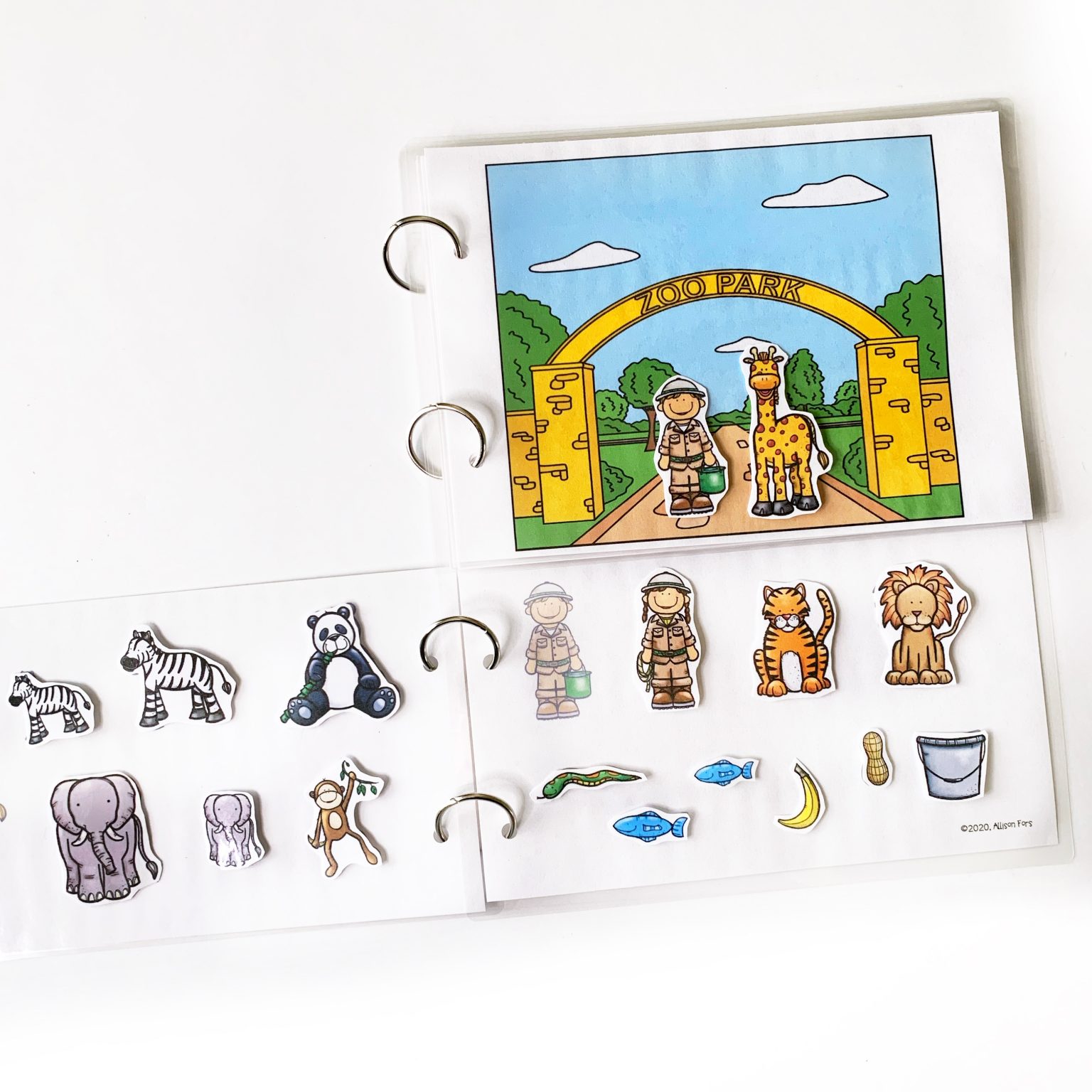 Zoo Interactive Book Speech Therapy | Allison Fors, Inc.