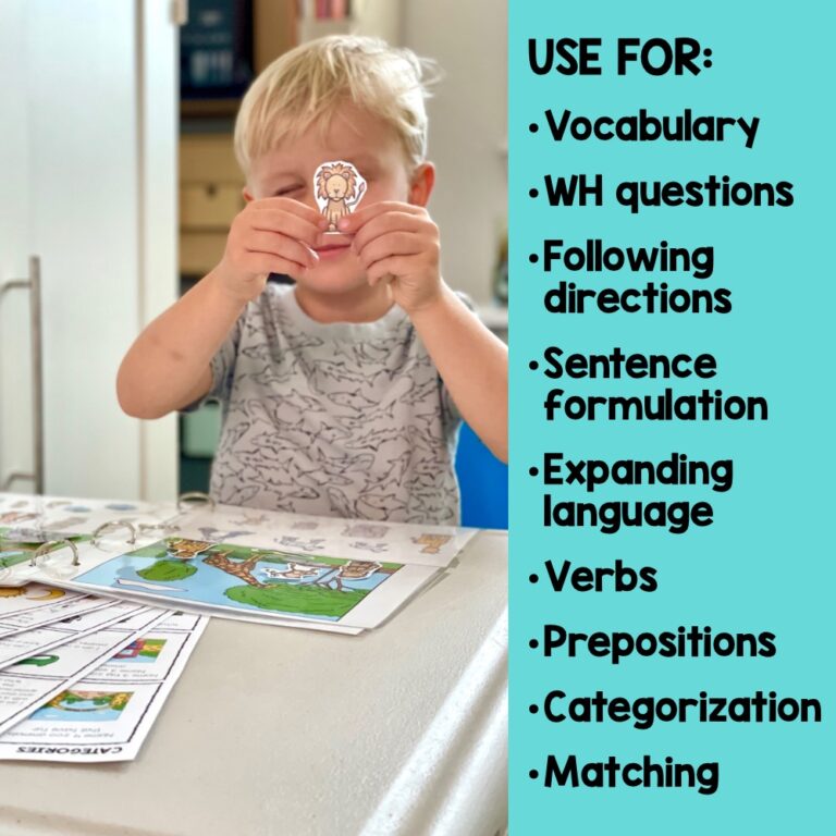 Zoo Interactive Book Speech Therapy | Allison Fors, Inc.