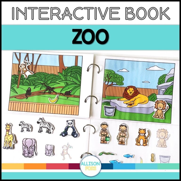 Zoo Interactive Book Speech Therapy | Allison Fors, Inc.