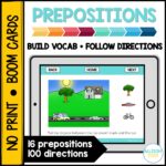 Prepositions Speech Therapy BOOM Cards™️ Digital Activities | Allison ...