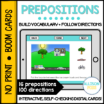 Prepositions Speech Therapy BOOM Cards™️ Digital Activities | Allison ...