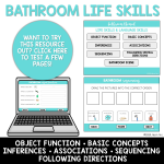 Bathroom Life Skills - Functional Language BOOM Cards™️ | Allison Fors ...