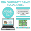 Teen Community Scenarios Social Skills Activities BOOM Cards™️ ...