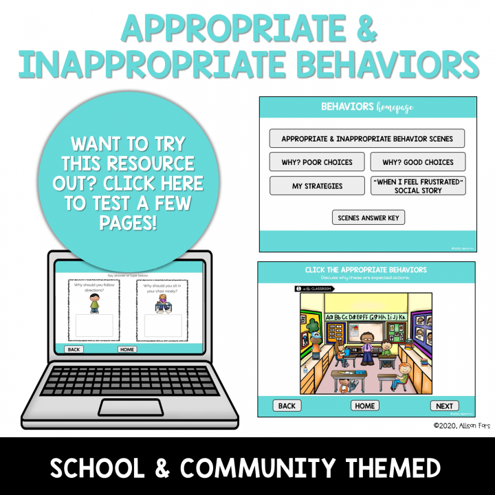 Behavior Management Social Skills BOOM Cards™️ Speech Therapy Digital ...