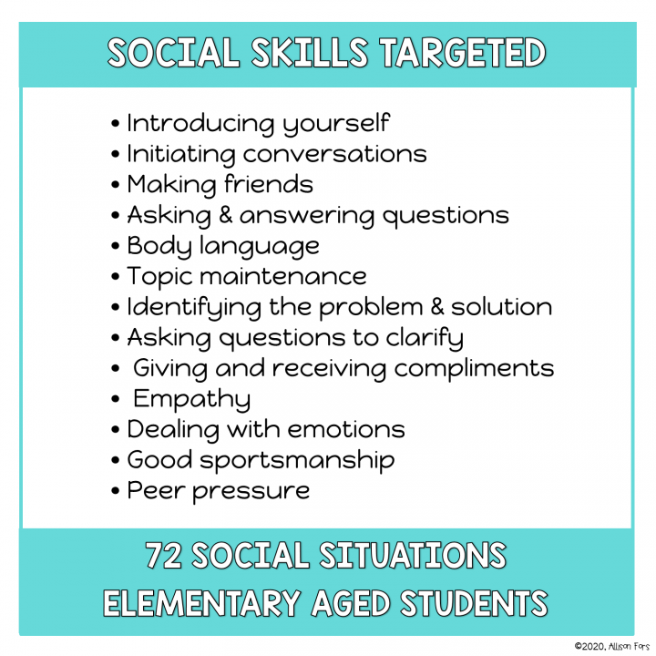 School Themed Social Skills BOOM Cards™️ Speech Therapy | Allison Fors ...