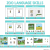 Zoo Language Activities BOOM Cards™️ Speech Therapy Digital Activities ...