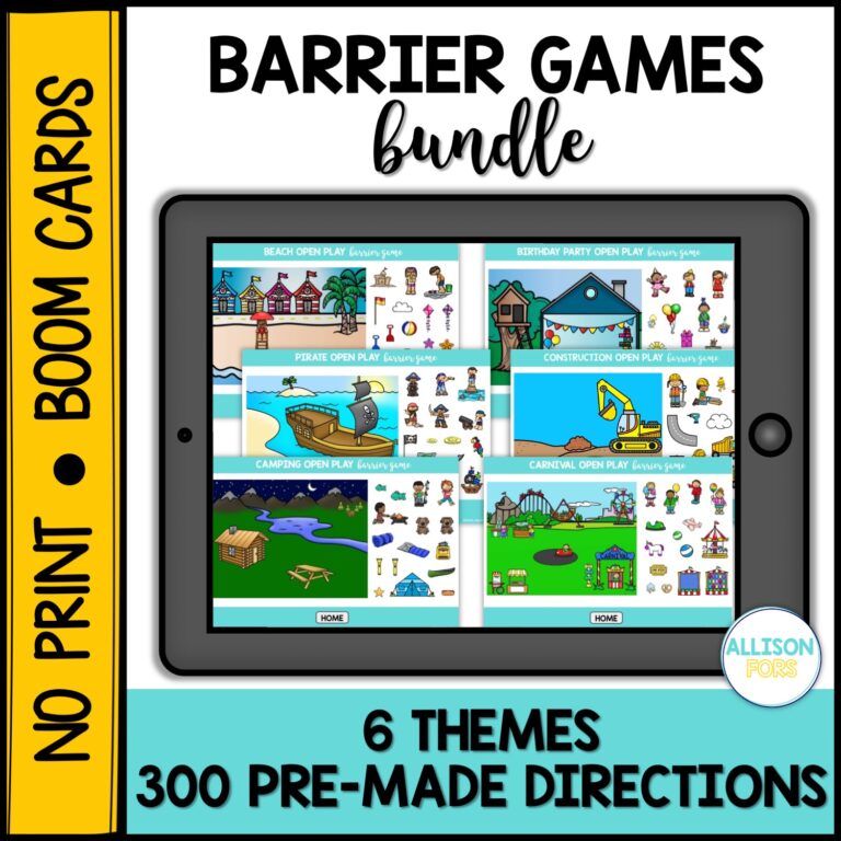 Why You Should Be Using Barrier Games in Speech Therapy
