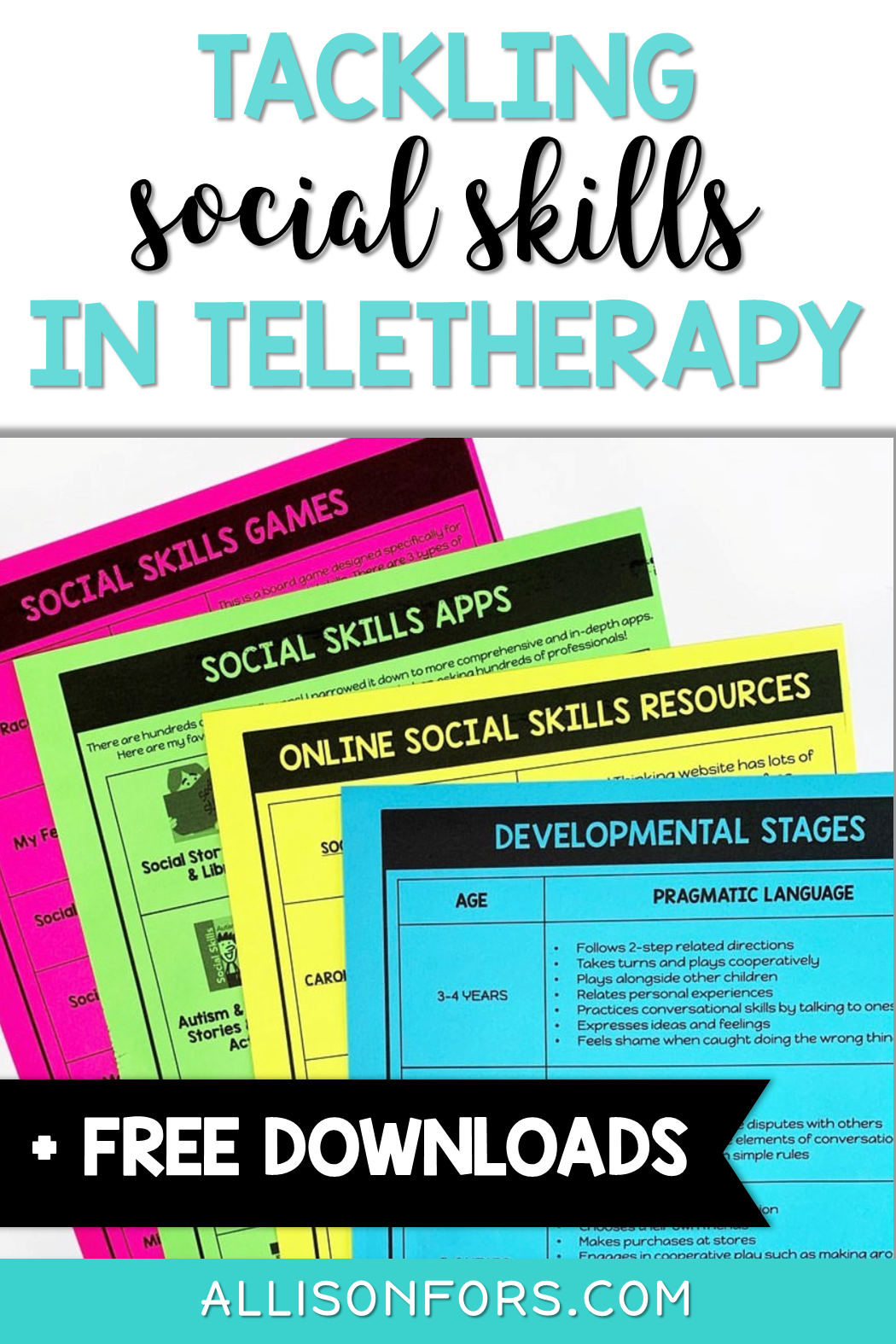 Tackling Social Skills in Teletherapy and Distance Learning