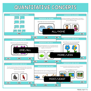Quantitative Concepts Speech Therapy BOOM Cards™️ Digital Activities ...