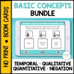 Basic Concepts Speech Therapy Bundle BOOM Cards™️ Digital Activities ...