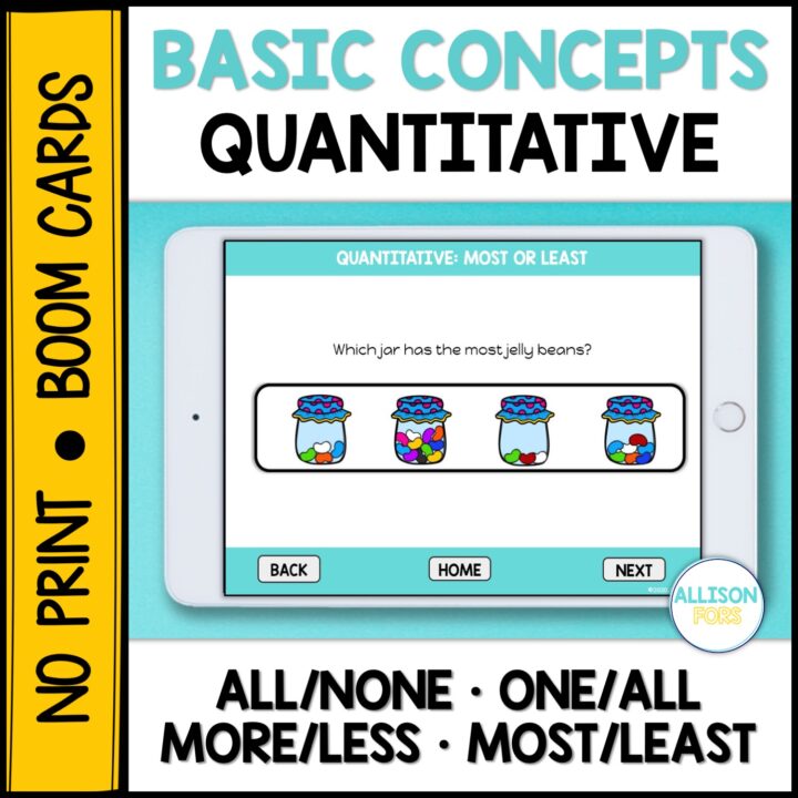 Quantitative Concepts Speech Therapy BOOM Cards™️ Digital Activities ...