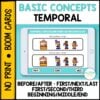 Temporal Concepts Speech Therapy BOOM Cards™️ Digital Activities ...