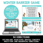 Seasons Barrier Games BOOM Cards™️ Bundle Speech Therapy - Speaking ...
