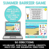 Summer Barrier Game BOOM Cards™️ Speech Therapy - Speaking and ...