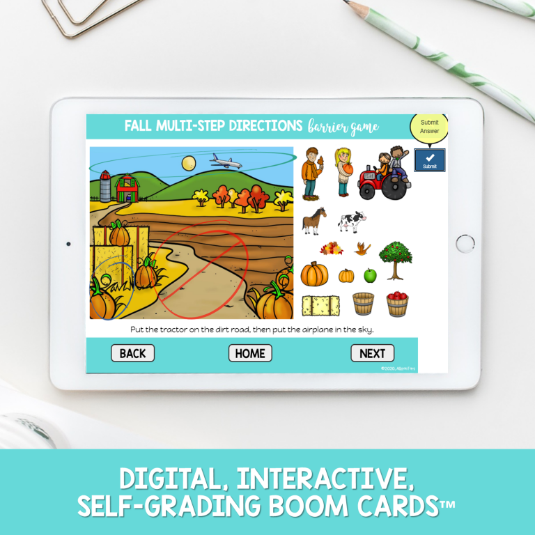Seasons Barrier Games BOOM Cards™️ Bundle Speech Therapy - Speaking & Listening | Allison Fors, Inc.