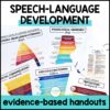 Speech-Language Development Charts, Handouts, and Developmental ...