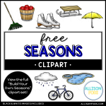 Free Fall and Back to School Themed Speech Therapy Activities