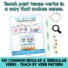 Past Tense Verbs Unit | Speech Therapy Printable and Digital