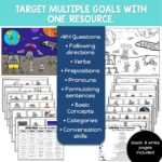 Outer Space Picture Scene for Speech Therapy - Language Scene | Allison ...