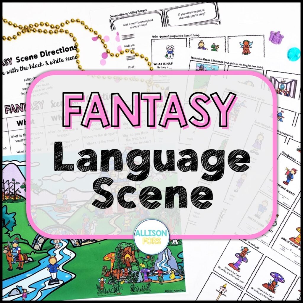 Fantasy & Fairy Tale Picture Scene for Speech Therapy - Language Scene ...