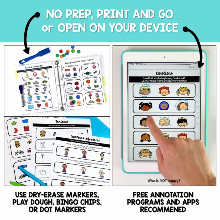 Basic Concepts Speech Therapy Bundle 2 NO PREP | Allison Fors, Inc.