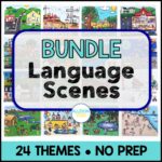 Picture Scenes for Speech Therapy - Language Scenes Bundle | Allison ...