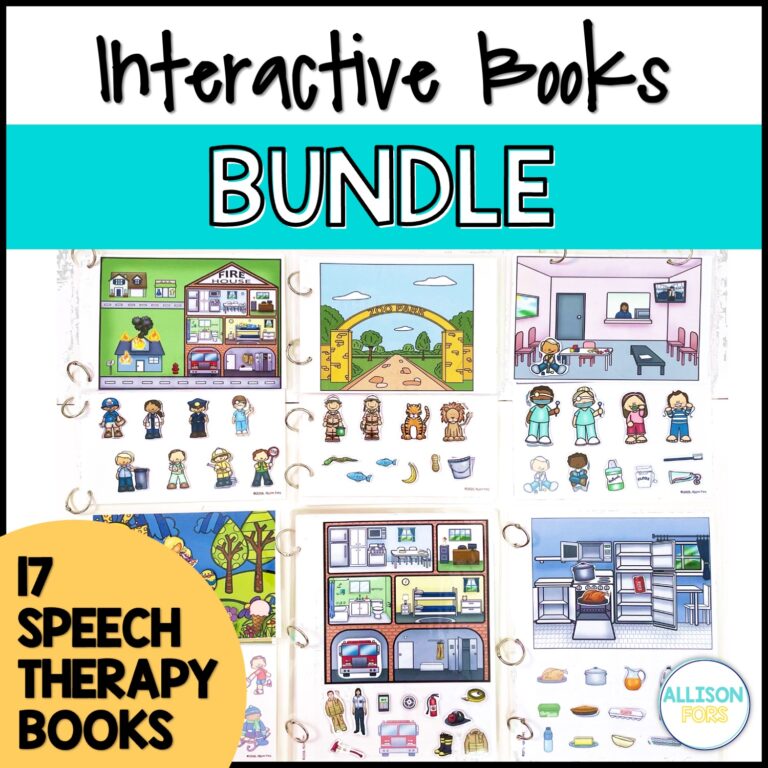 Interactive Books Speech Therapy Mega Bundle | Allison Fors, Inc.