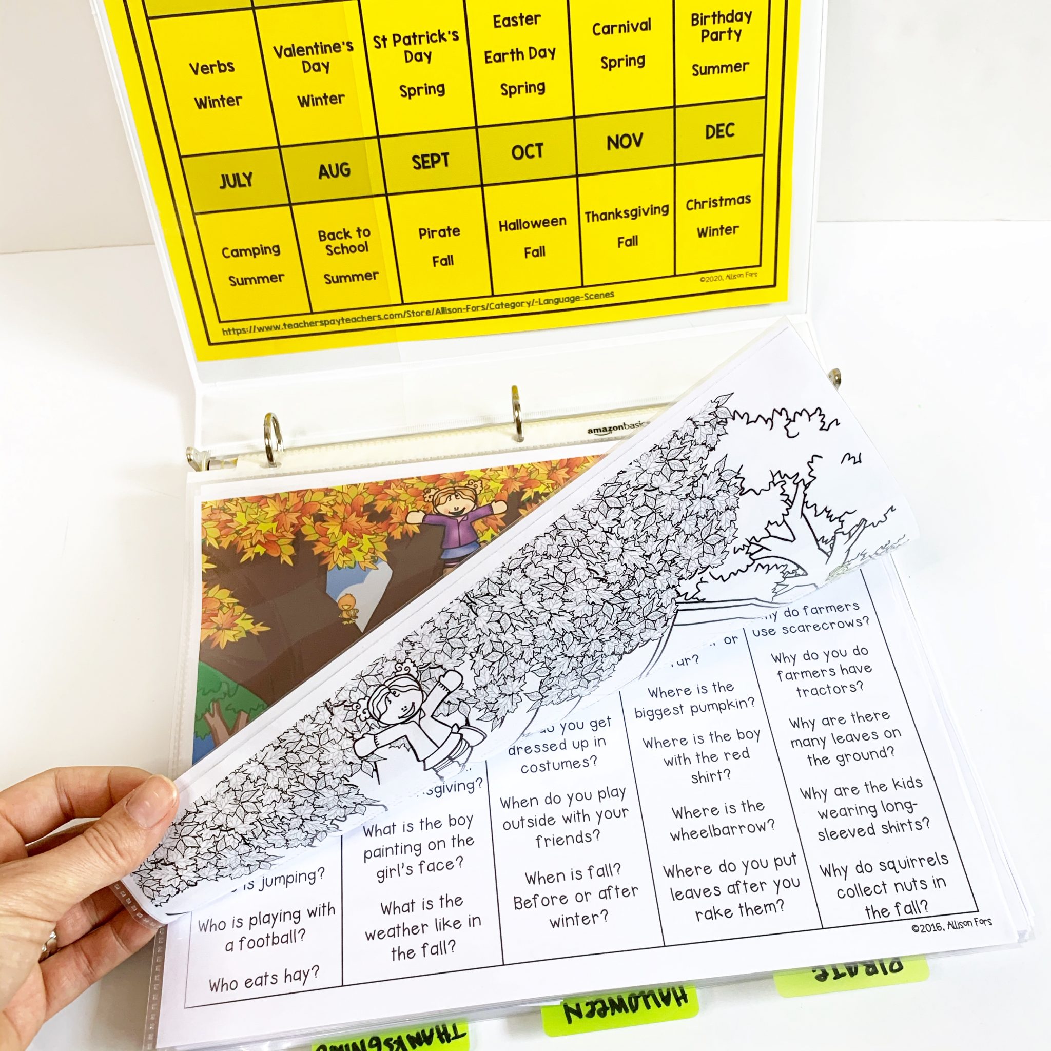 Picture Scenes for Speech Therapy - Language Scenes Bundle | Allison ...