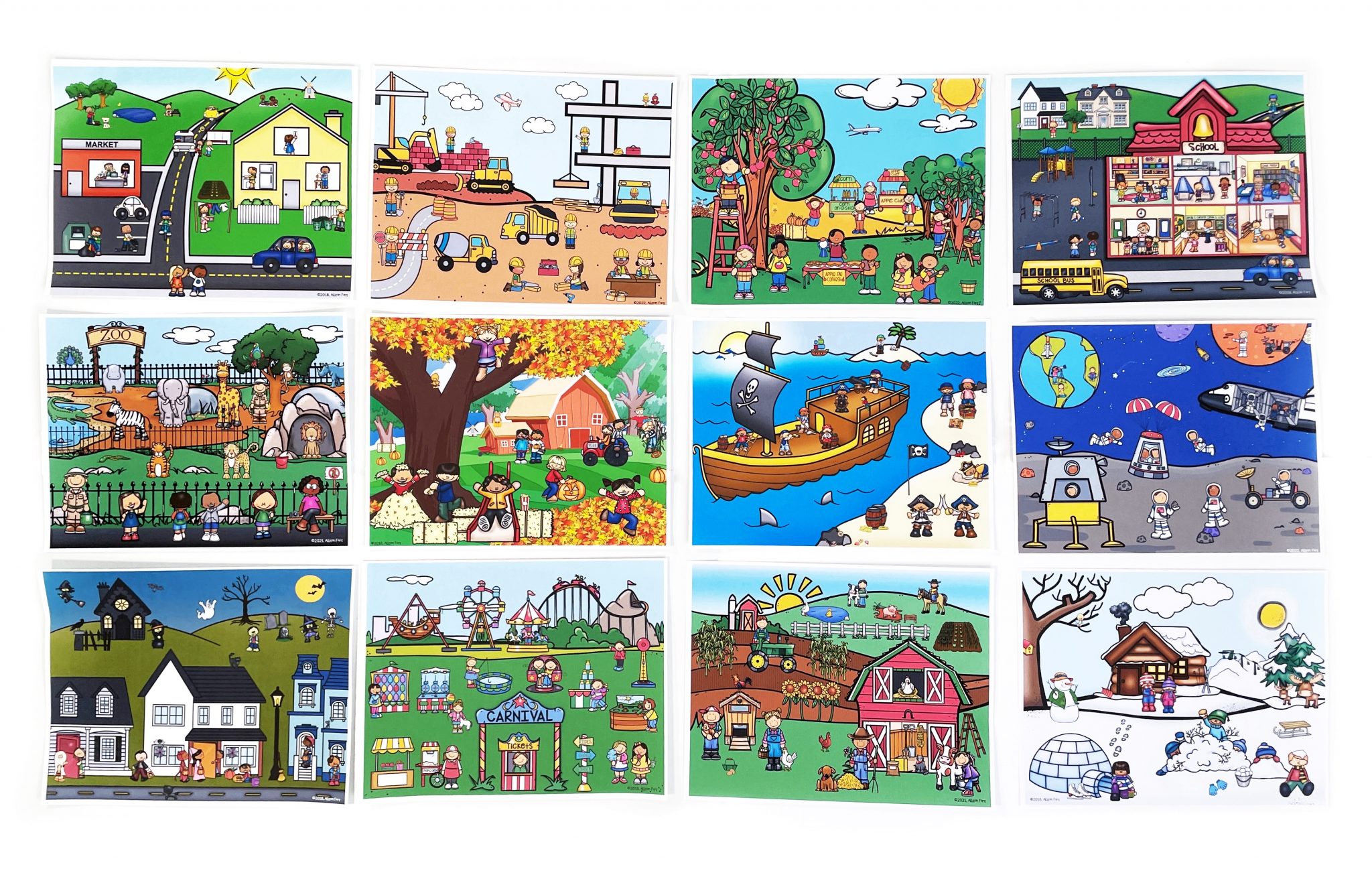 Picture Scenes for Speech Therapy - Language Scenes Bundle | Allison ...