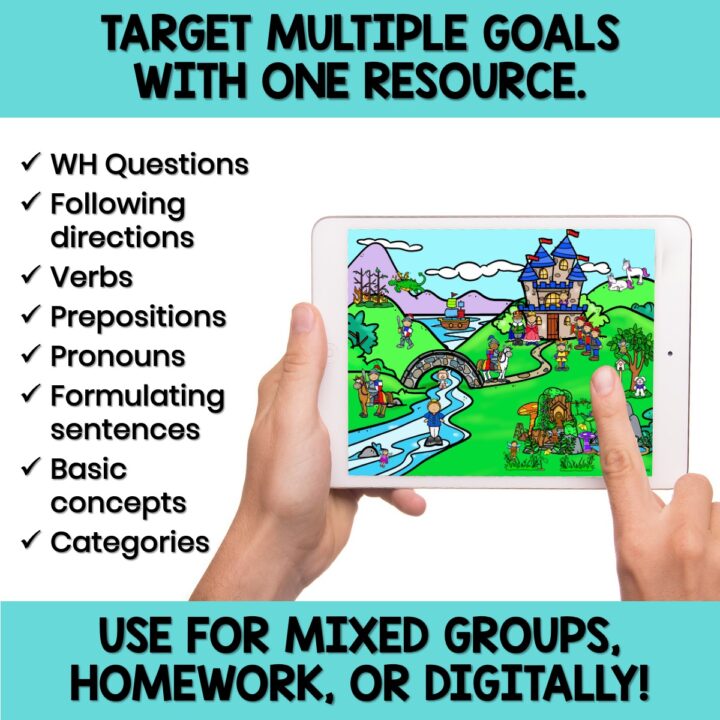 Picture Scenes for Speech Therapy - Language Scenes Bundle | Allison ...