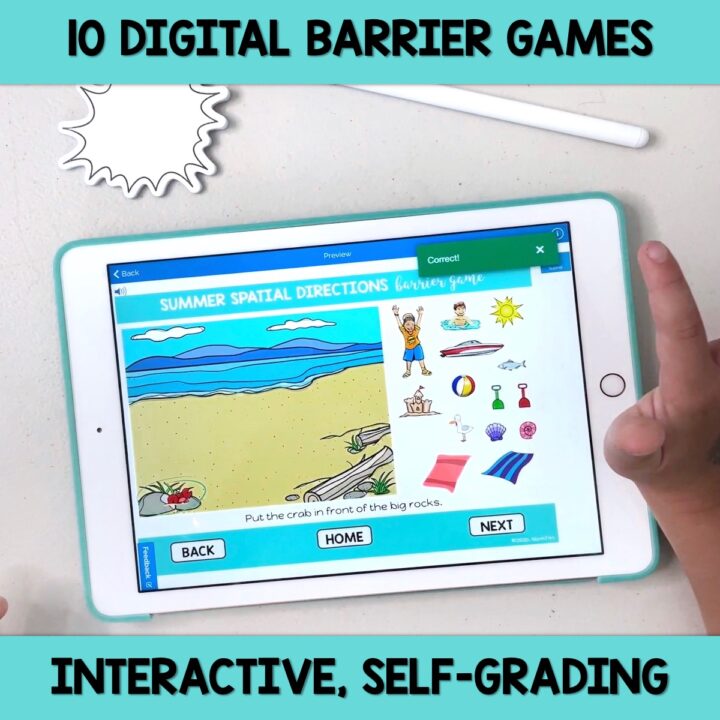 Barrier Games Mega Bundle Speech Therapy - Speaking and Listening ...