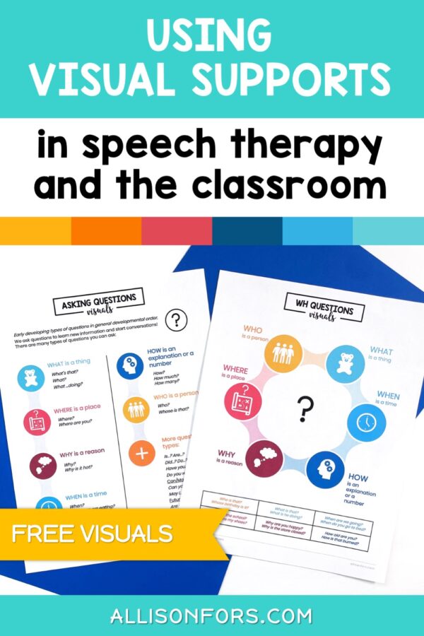 Why You Should Be Using Visual Supports in Speech Therapy
