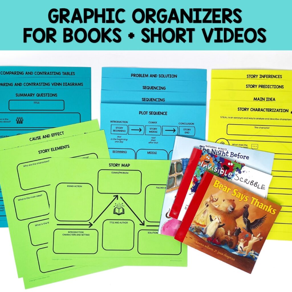 Graphic Organizers for Books and Short Videos