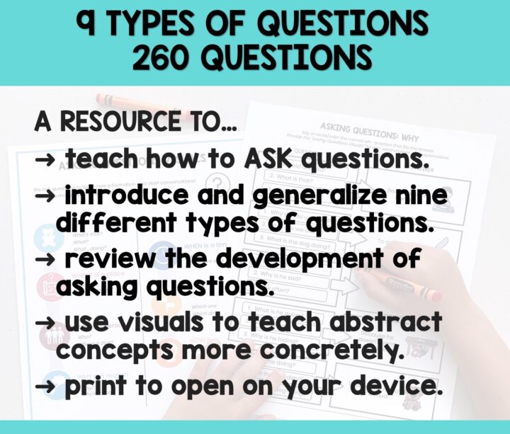 Asking Wh Questions Speech Therapy | Allison Fors, Inc.