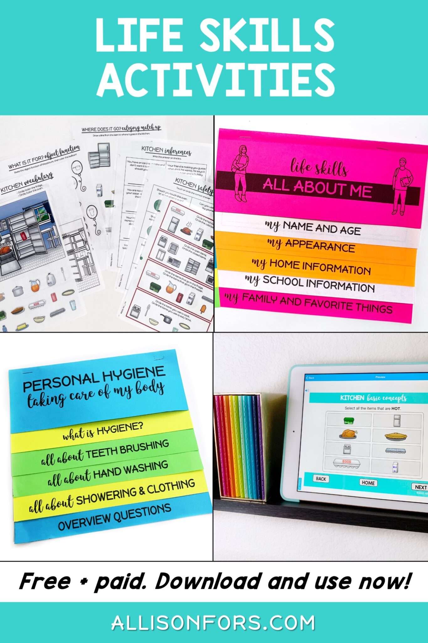 8 Life Skills Activities for Speech Therapy | Allison Fors, Inc.