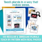 Plurals Unit | Speech Therapy Printable and Digital