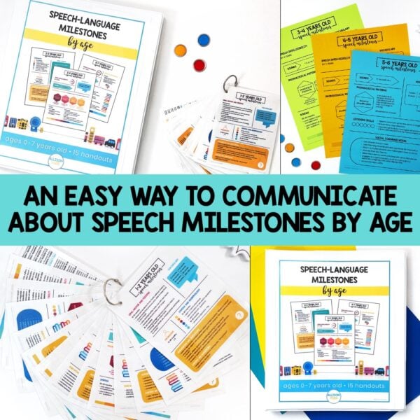 Speech-Language Milestones by Age - Parent Handouts | Allison Fors, Inc.