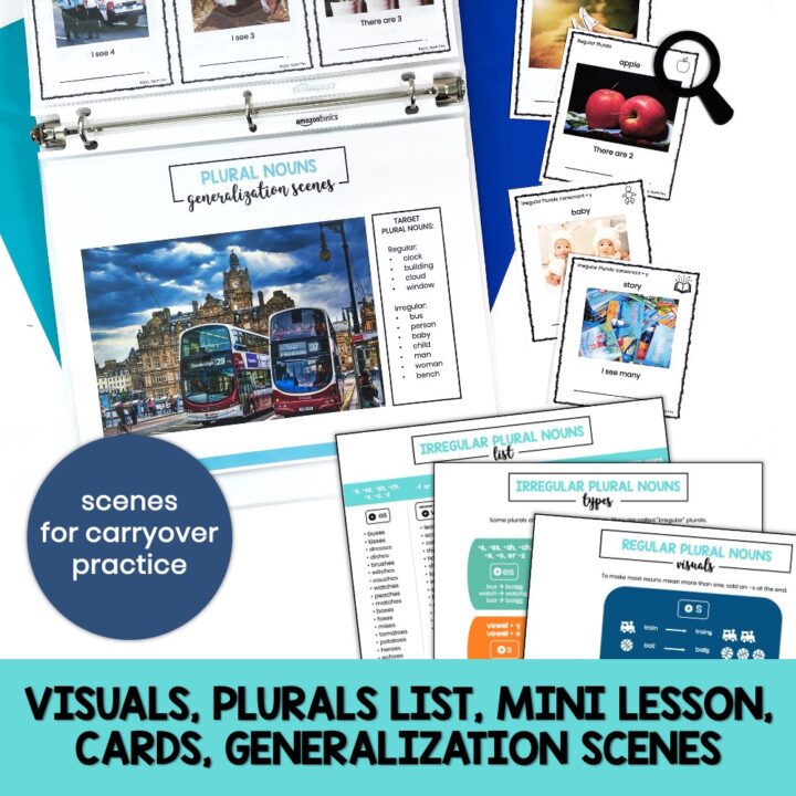 Plurals Unit | Speech Therapy Printable and Digital