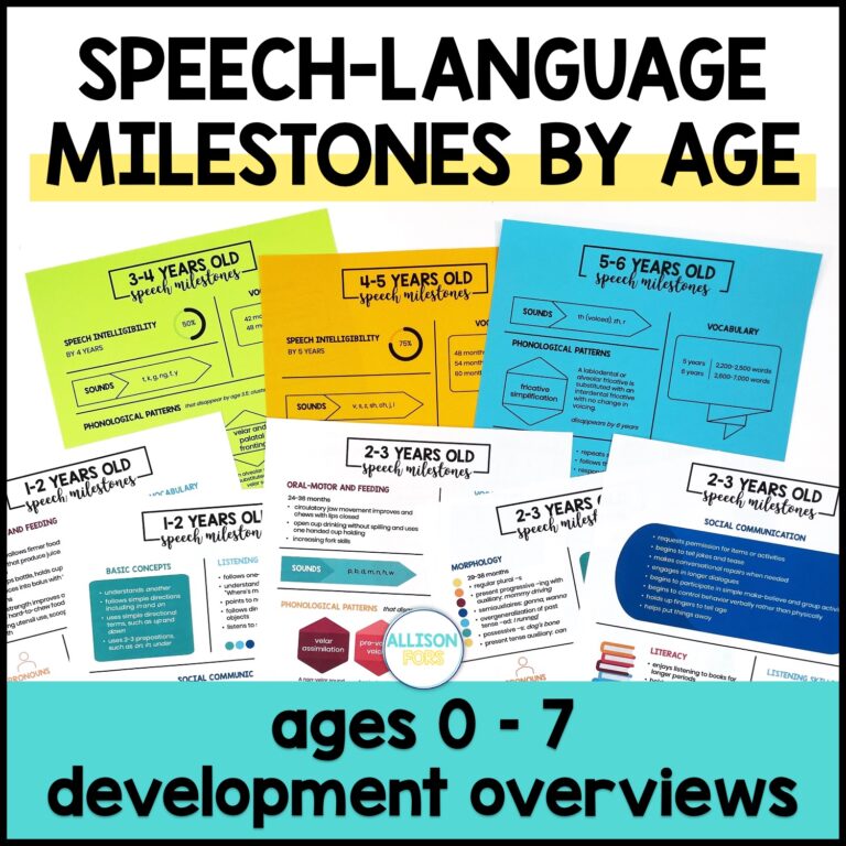 Speech Therapy: Early Intervention and Preschool Ideas