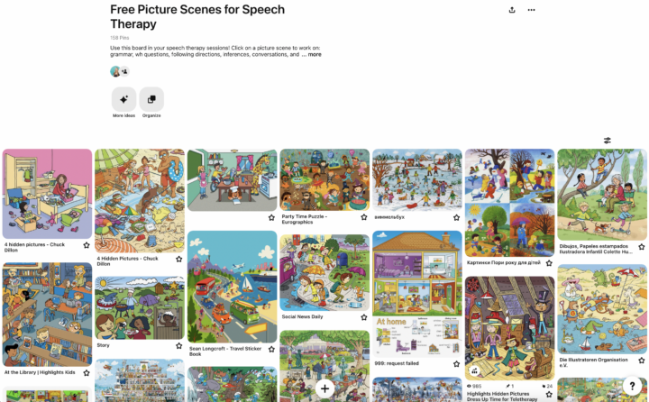 How to Use Picture Scenes in Speech Therapy + Free Scenes