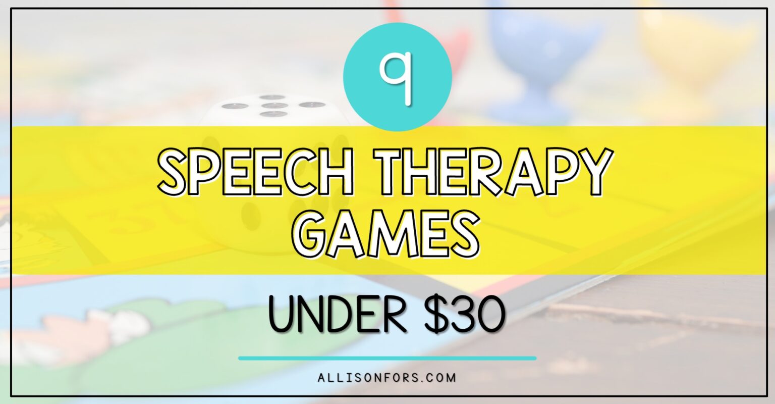 9 Board Games and Card Games for Speech Therapy Under $30