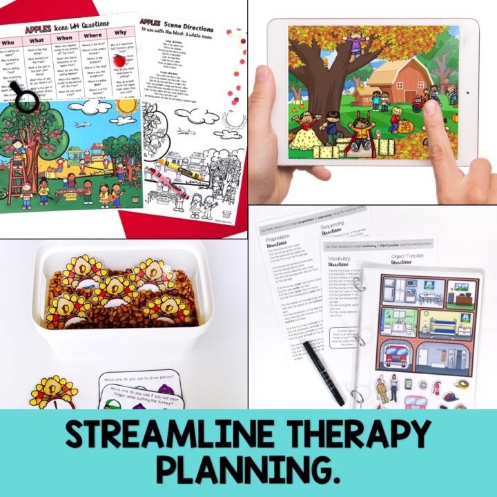 Fall Speech and Language Activities Bundle - Speech Therapy Fall ...