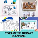 Winter Speech and Language Activities Bundle - Speech Therapy Winter ...
