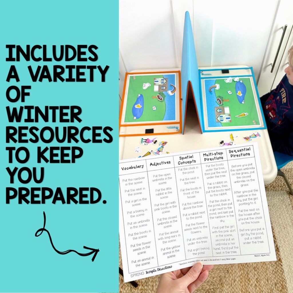 Winter Speech and Language Activities Bundle - Speech Therapy Winter ...