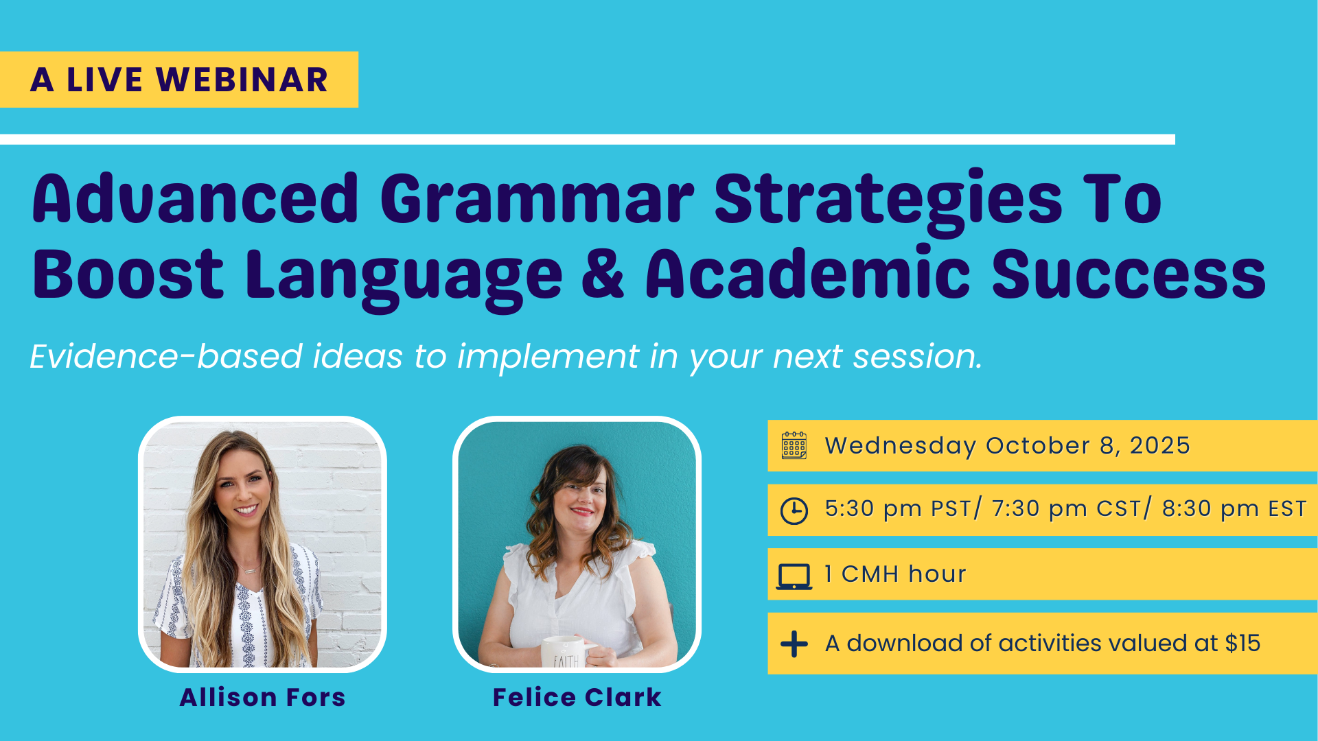 Teaching Grammar in Speech Therapy | Allison Fors, Inc.