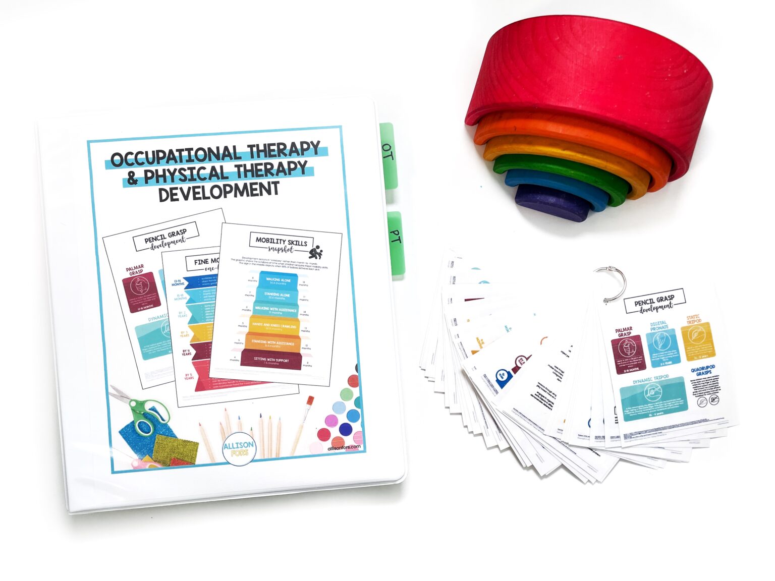 OT and PT Development Handouts, Norm Charts, and Developmental ...
