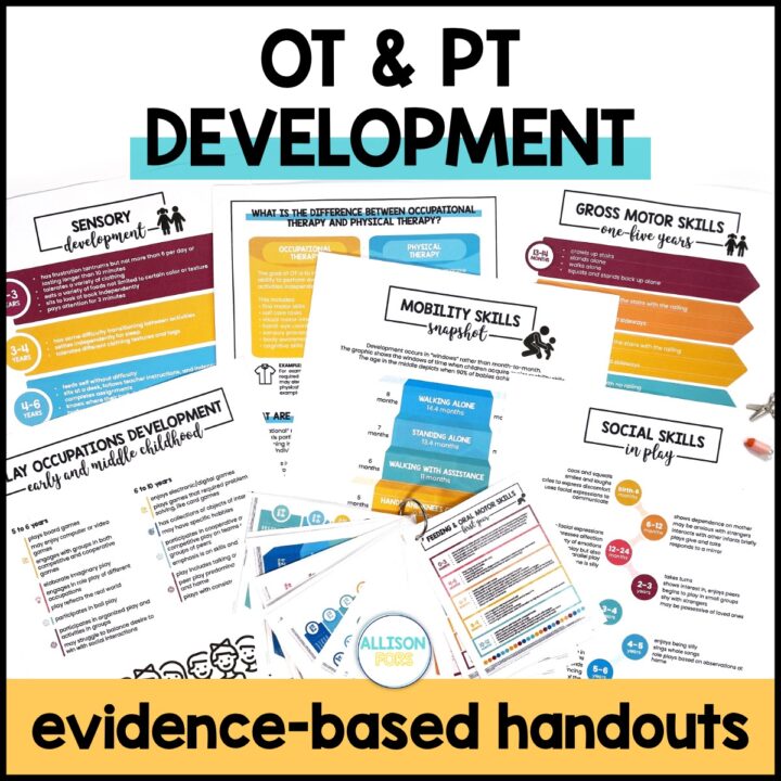 OT and PT Development Handouts, Norm Charts, and Developmental ...