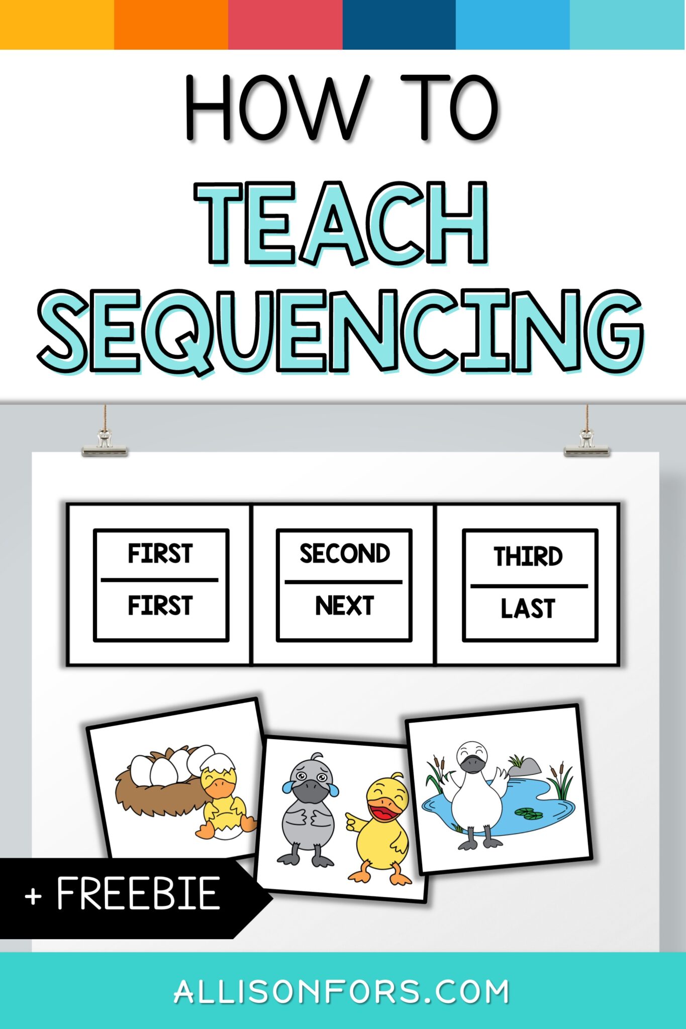 How and Why to Teach Sequencing in Speech Therapy